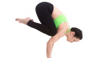 2 Tips for Straightening the Arms in Crane Pose